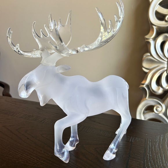 Accents | Vintage Lucite Moose Sculpture Large Moose Figurine 11 Inches ...